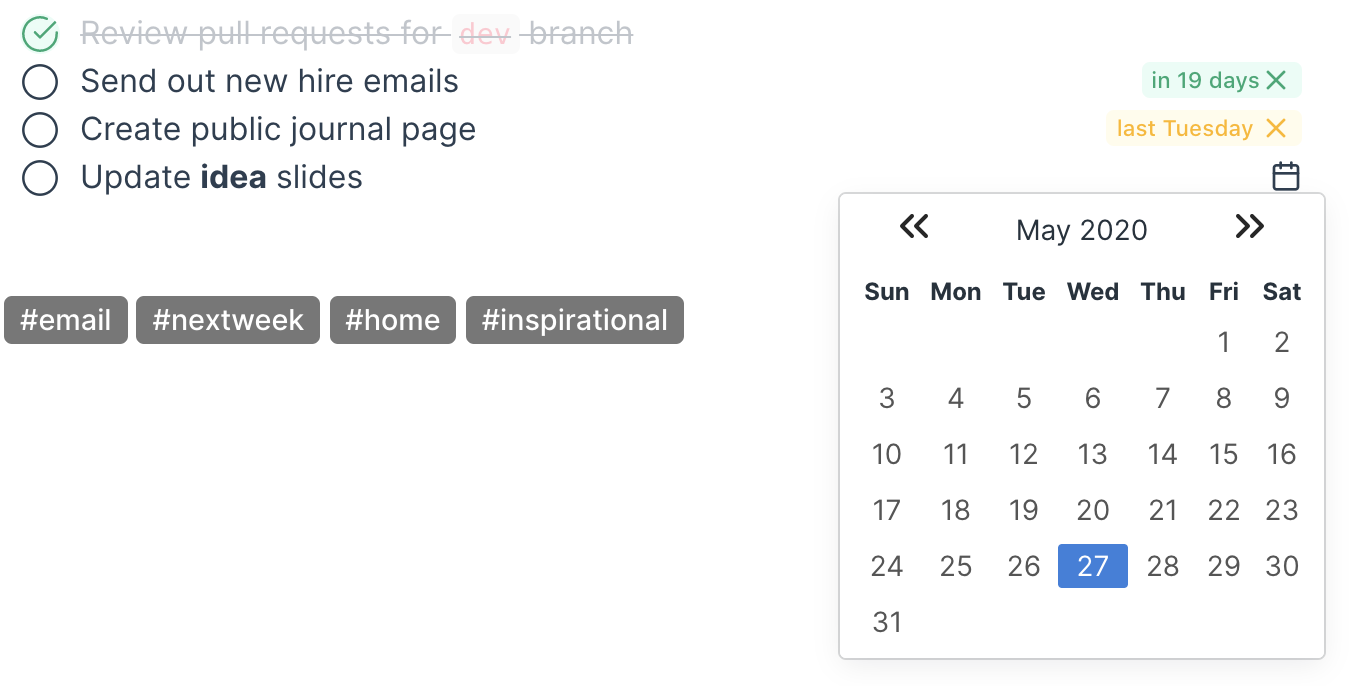 Creating & Editing To-dos | lowercase Documentation